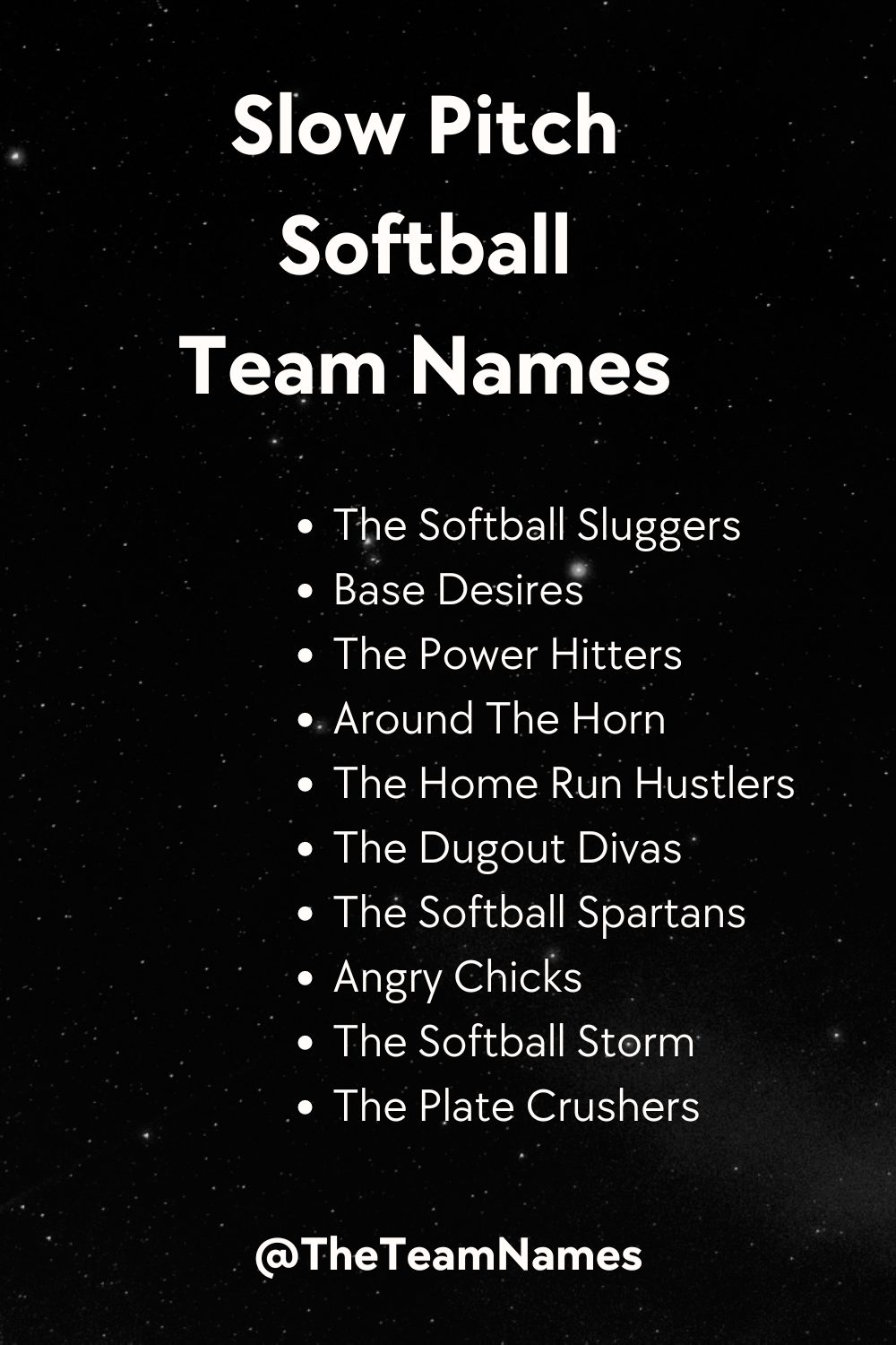 700+ Softball Team Names - Funny, Clever and More